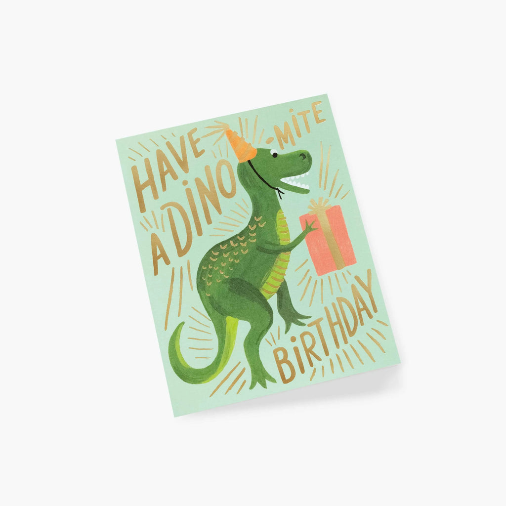 Dino-Mite Birthday Card - Rifle Paper Co - Daisy Chain Gift Company
