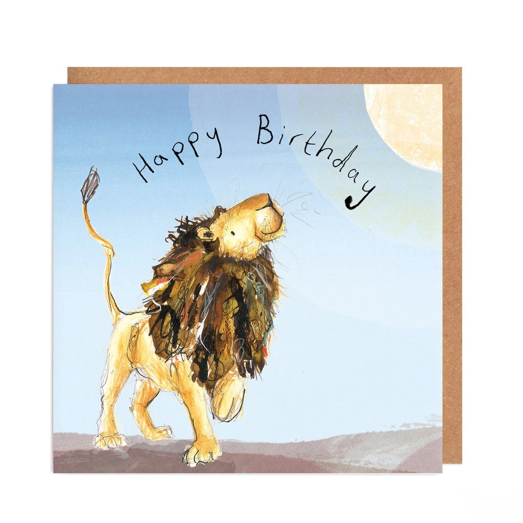 Happy Birthday: Arlo The Lion Greeting Card - Catherine Rayner - Daisy ...