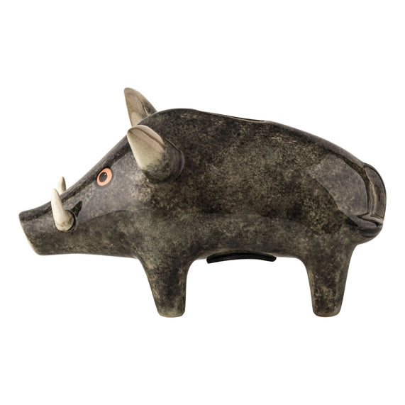 Wild Boar Ceramic Money Box - Hannah Turner - Daisy Chain Gift Company
