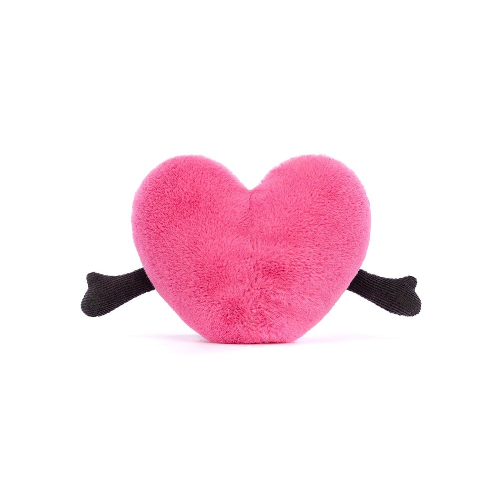 Amuseable Pink Heart Little Soft Toy - Jellycat - Daisy Chain Gift Company
