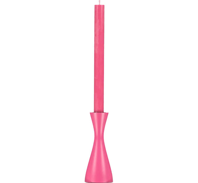 Medium Wooden Candlestick: Neyron Rose Pink - British Colour Standard ...