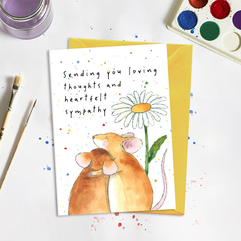 Sending Loving Thoughts and Heartfelt Sympathy - Dandelion Stationery ...