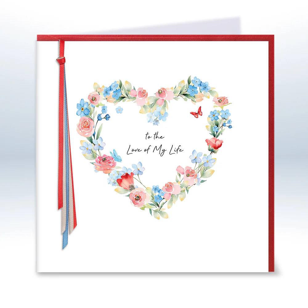 Love of My Life: Ribbons and Roses Greeting Card - Five Dollar Shake ...