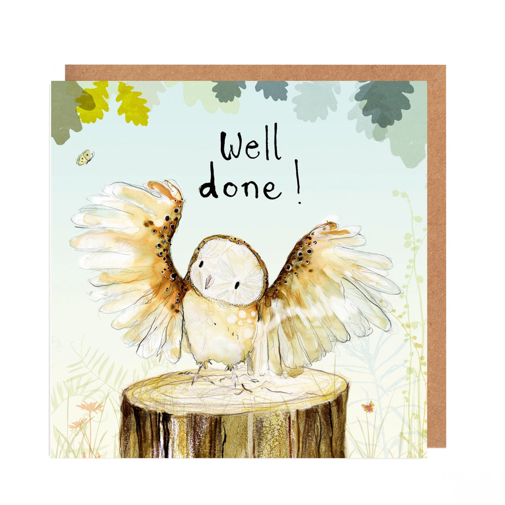Well Done: Olive Owl Greeting Card - Catherine Rayner - Daisy Chain ...