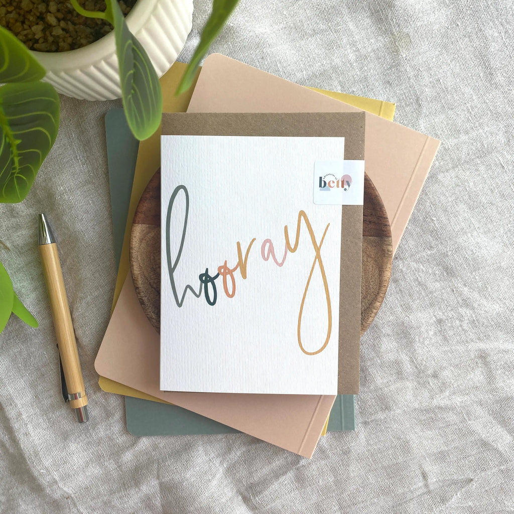 Hooray Well Done Congratulations Card - Adventures of Betty - Daisy ...