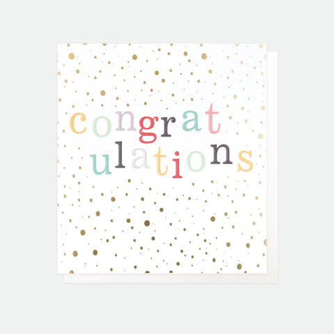 Confetti Congratulations Card - Caroline Gardner - Daisy Chain Gift Company