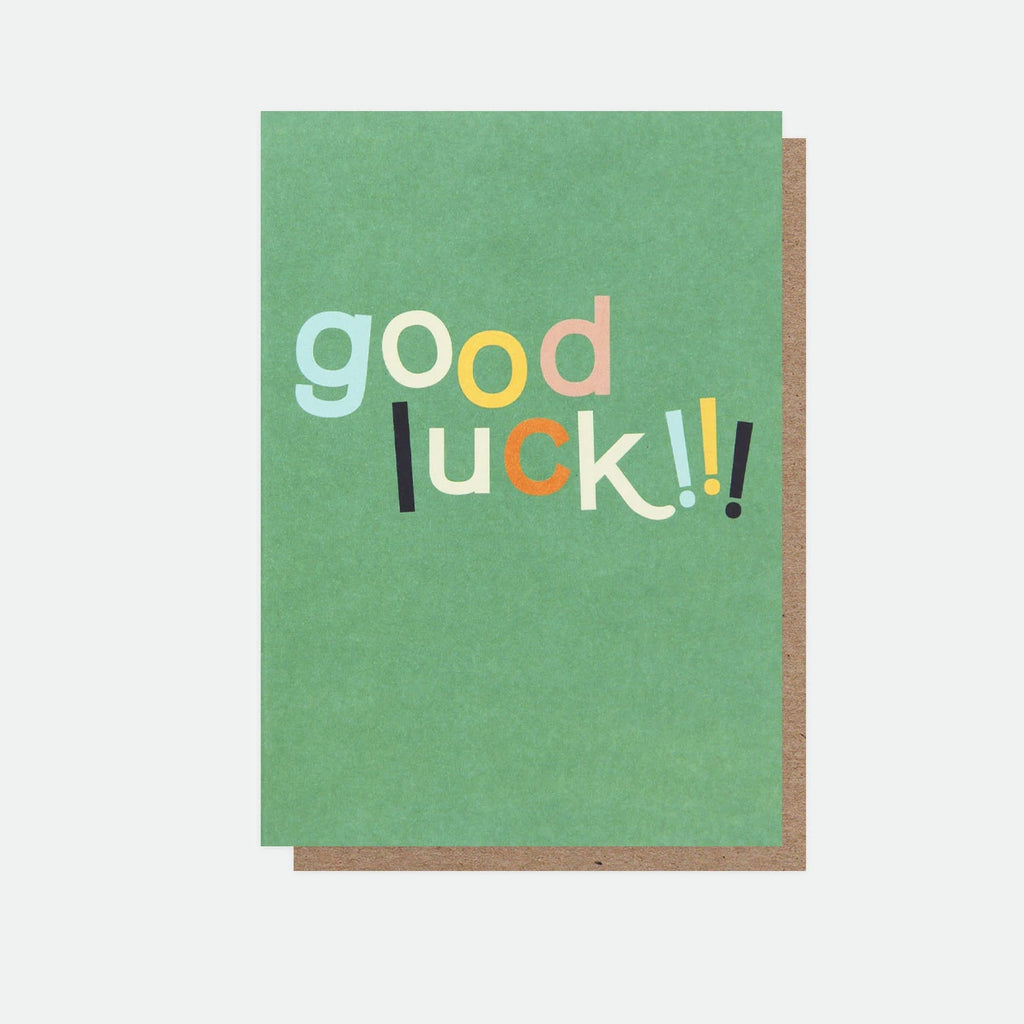 Good Luck Greeting Card - Caroline Gardner - Daisy Chain Gift Company