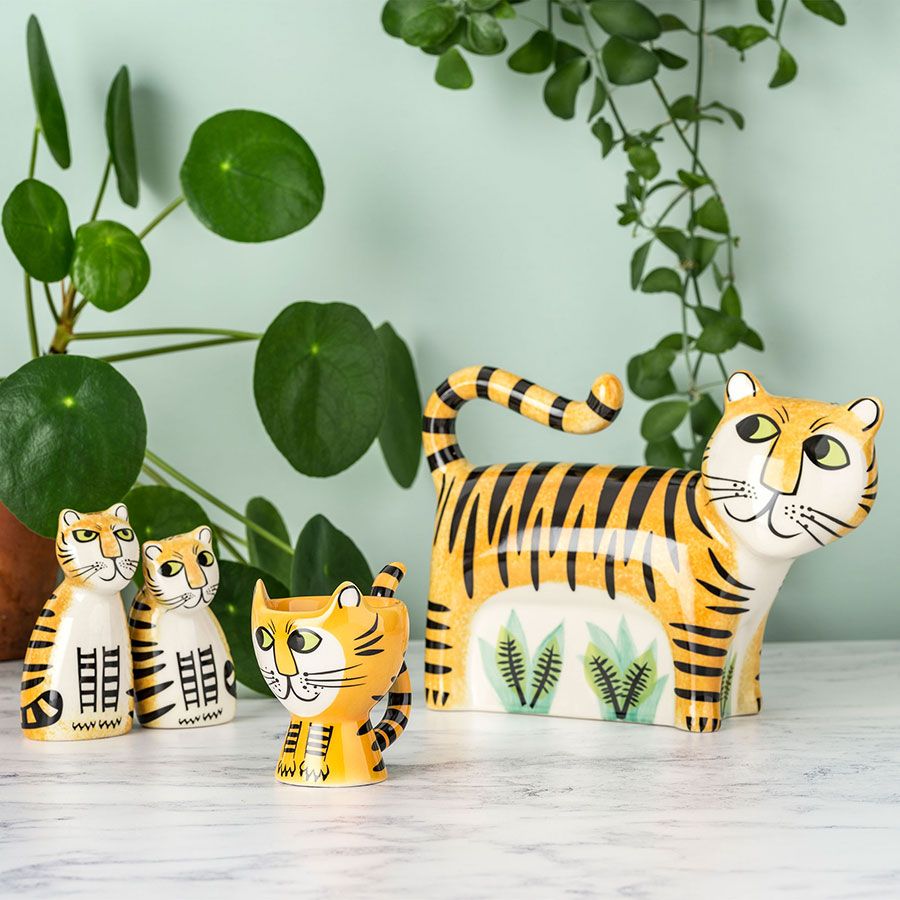 Tiger Ceramic Money Box - Hannah Turner - Daisy Chain Gift Company